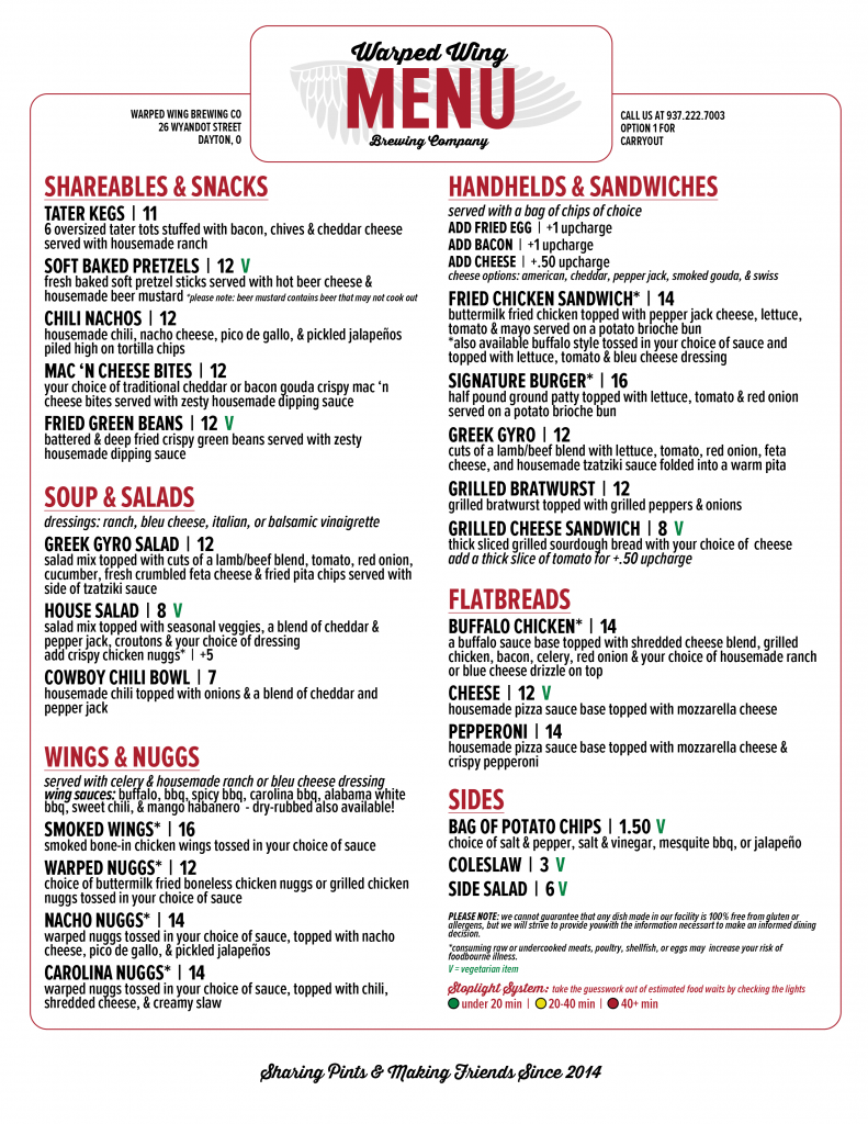 About Warped Wing Brewery - Warped Wing