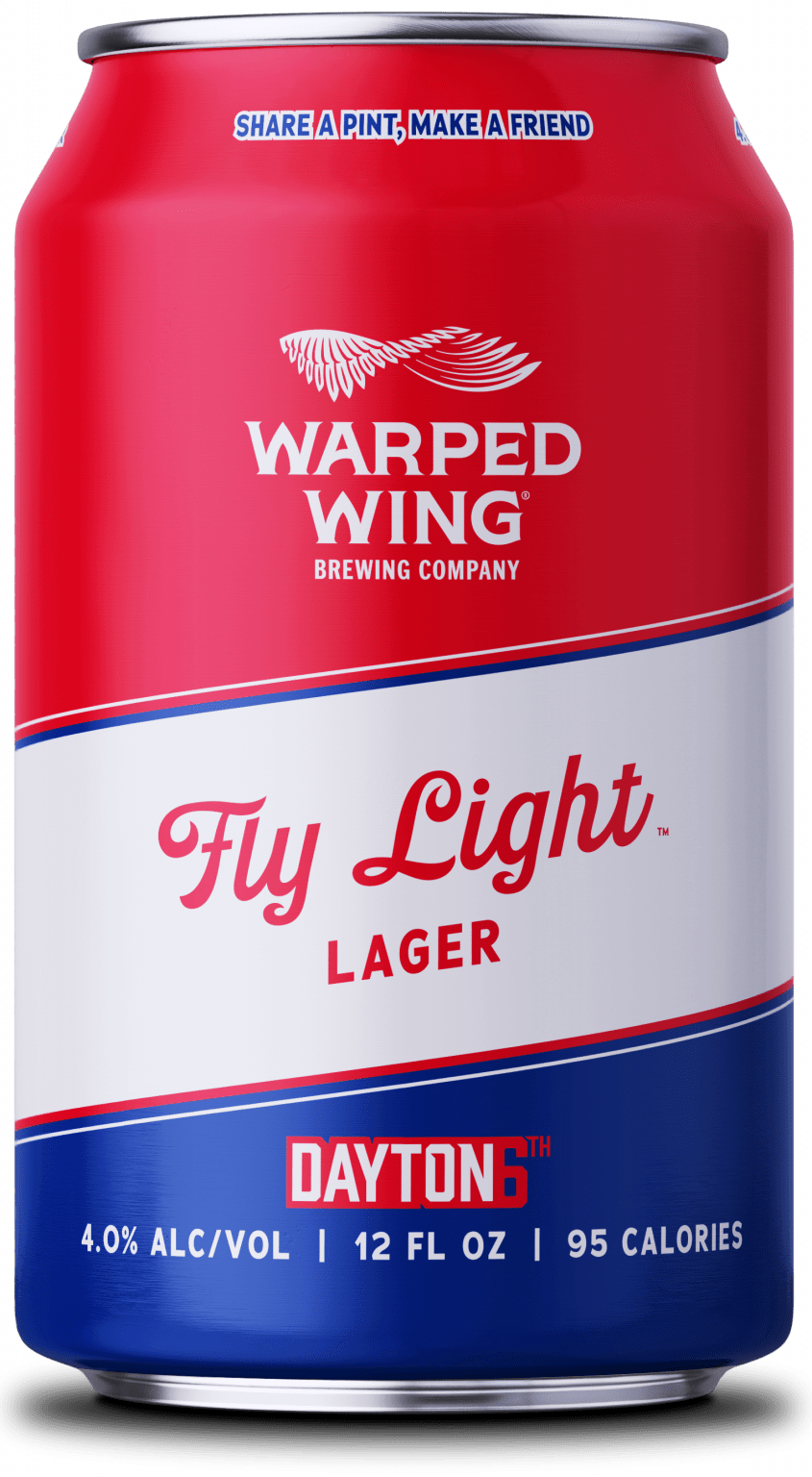 Warped Wing Brewing Co. Fly Light Lager