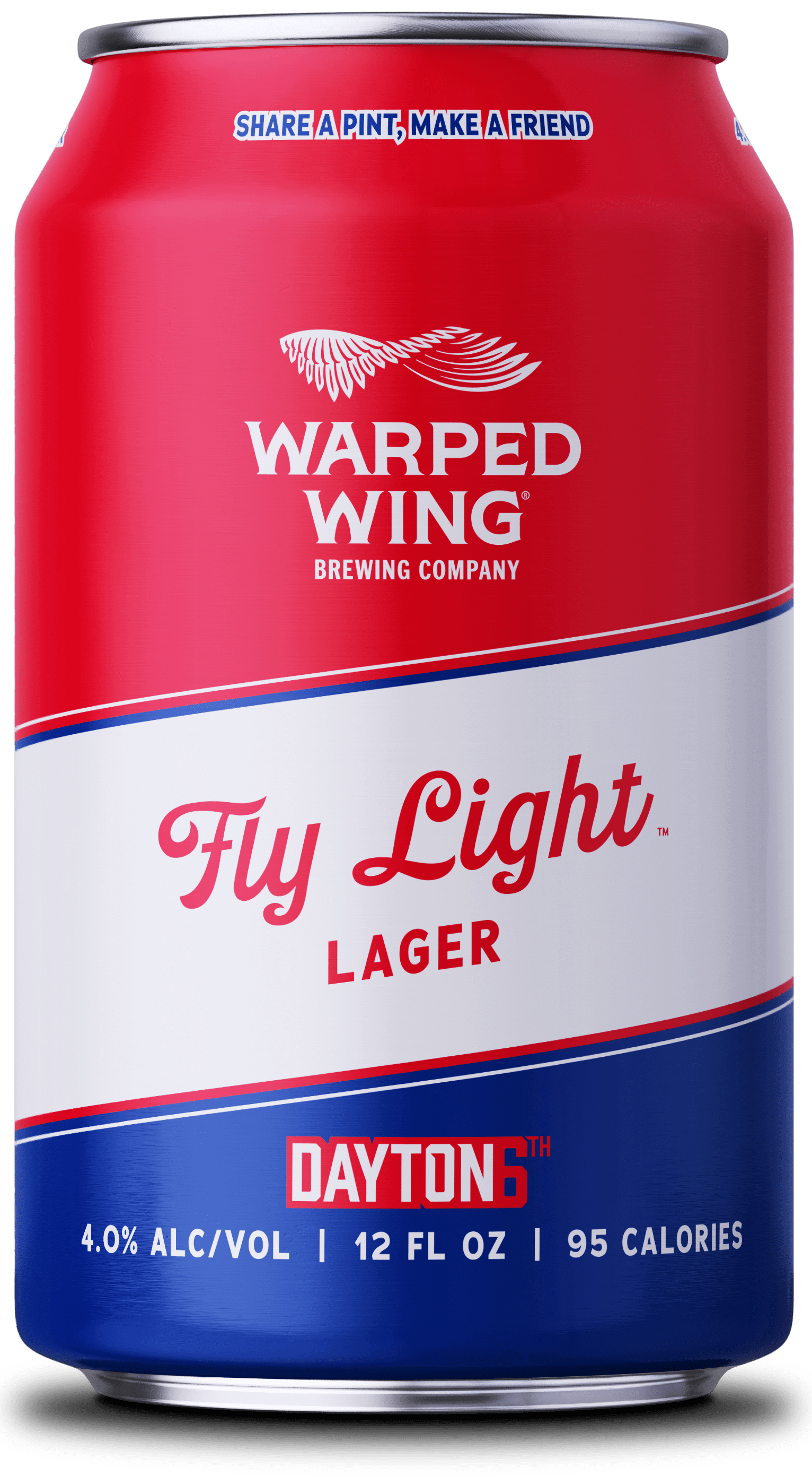 Warped Wing Brewing Co. Fly Light Lager